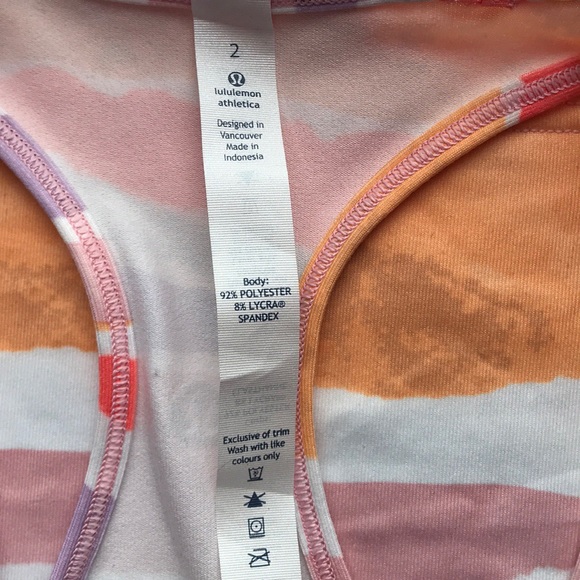 lululemon athletica | Tops | Lululemon Athletica Multi Colored Top ...
